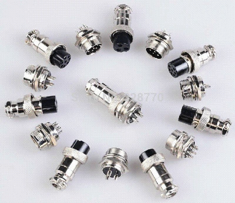 =GX16 GX16 3 3P 3Pin 16mm Male & Female Wire Panel Connector Circular ...