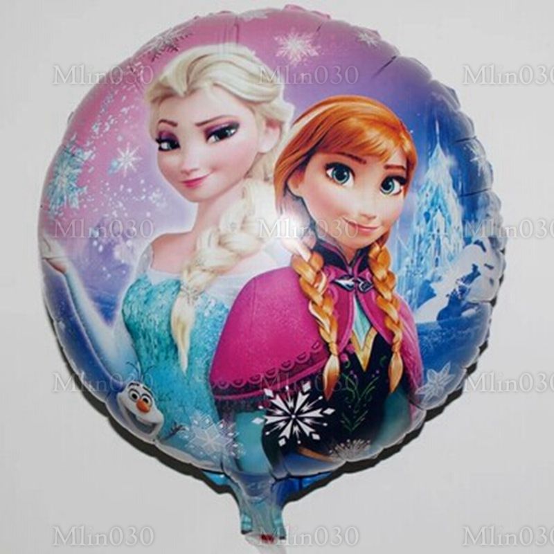 Frozen Foil Balloon 18 Inch Elsa And Anna Balloons The Snow Queen ...