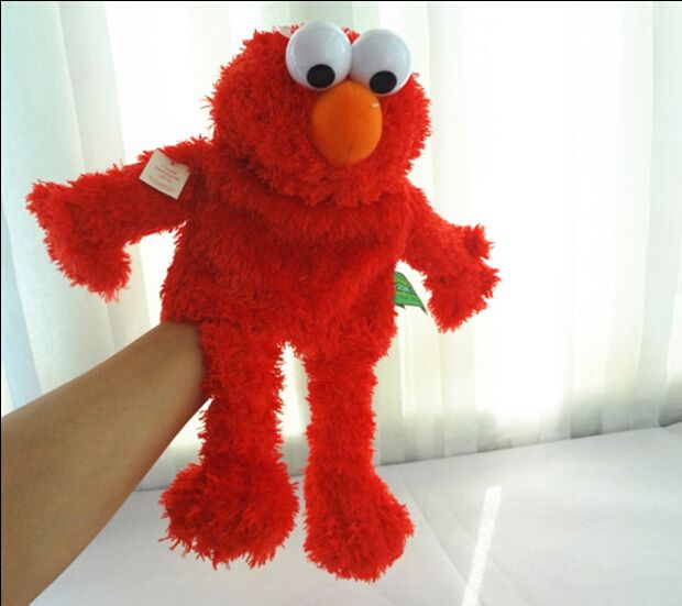 Lovely Sesame Street Red Cookie Monster Whole Body Hand Puppets Stuffed ...