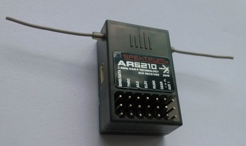 2019 AR6210 Receiver 6 Channel DSMX Receiver Support JR And Spektrum ...