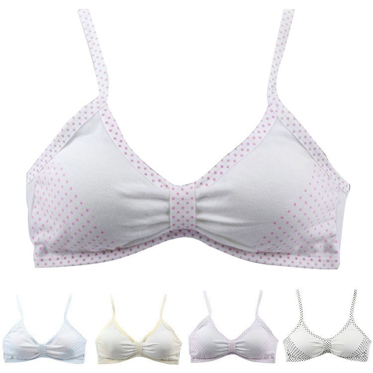 Good Quality Dot Training Bras For Kids Girls Training Bras Young ...