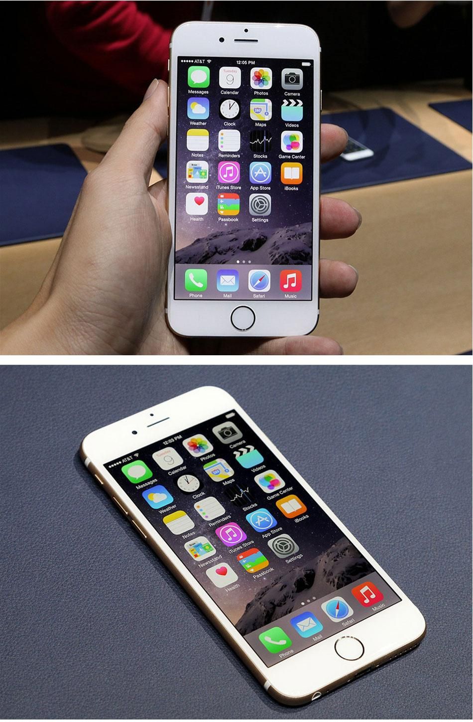 100% Original Refurbished Apple IPhone 6 Cell Phones 16G 64G IOS Rose ...