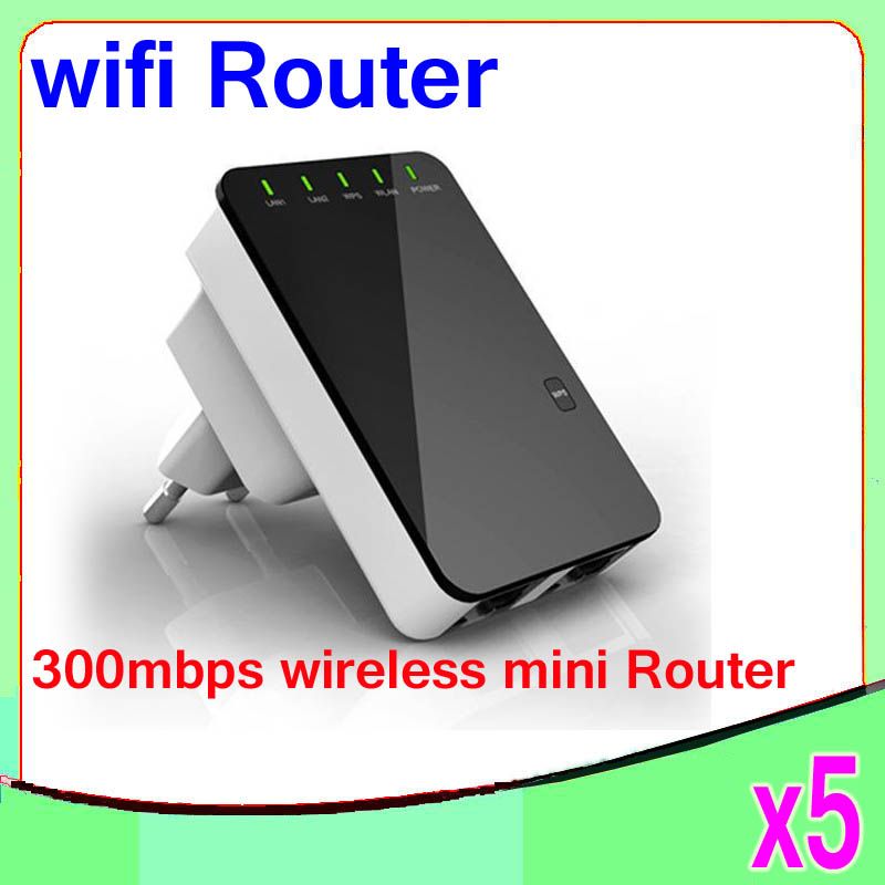 300Mbps Wireless N Mini Router Internet Connection With WiFi Repeater ...