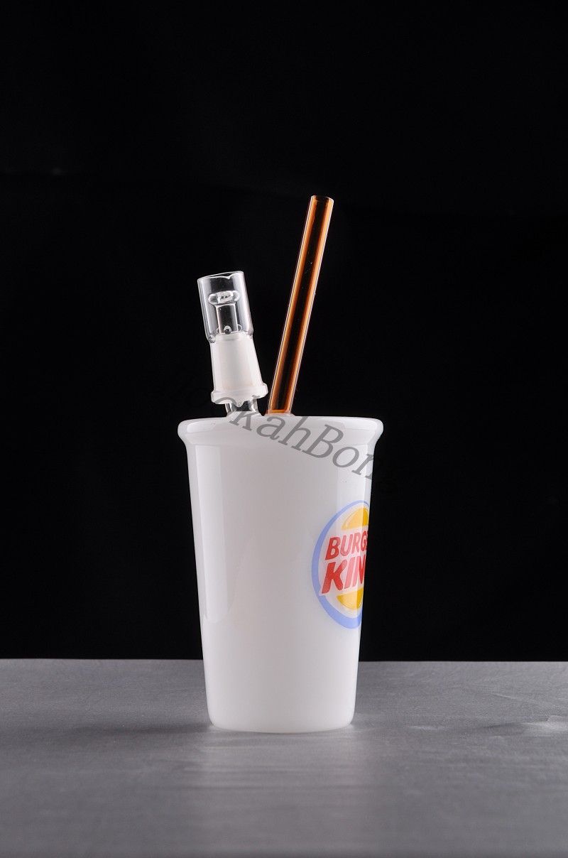 2020 BURGER KING CUP Glass Bong With Domeless Glass Nail Concertrate ...