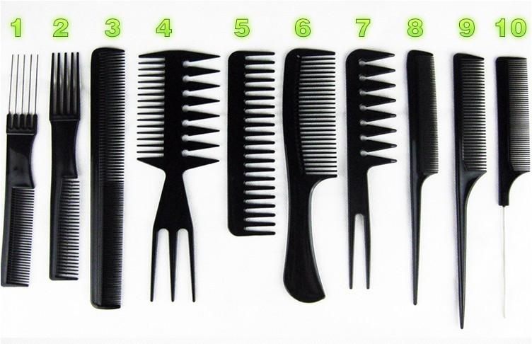 Combs For Salon Professional Salon Hair Comb Set= Good for Barber Hair ...