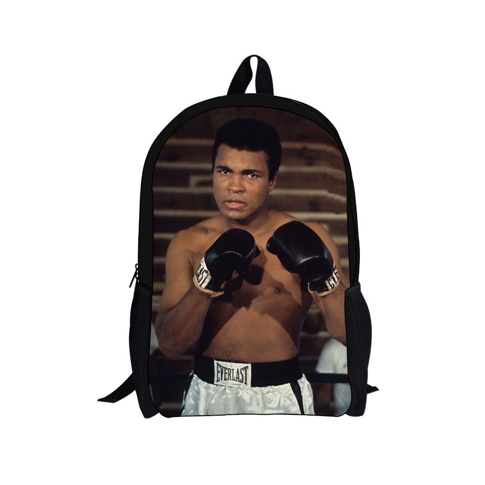 2014 New Arrival Muhammad Ali Character Men Backpack For Boys,Children ...