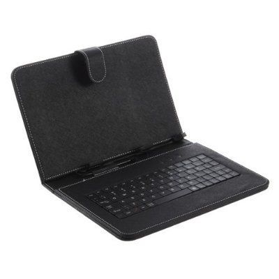 Universal Micro USB Keyboard Case Kick Stand Leather Case With Micro ...