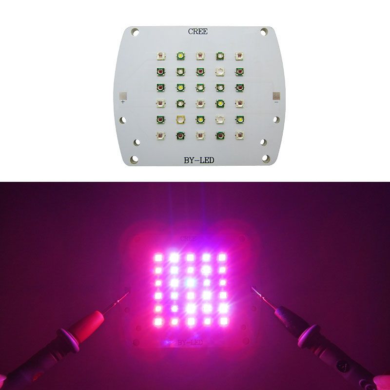 2020 100W Led Module Light 5000K White + 630 Red + 530NM Green+ 460NM ...