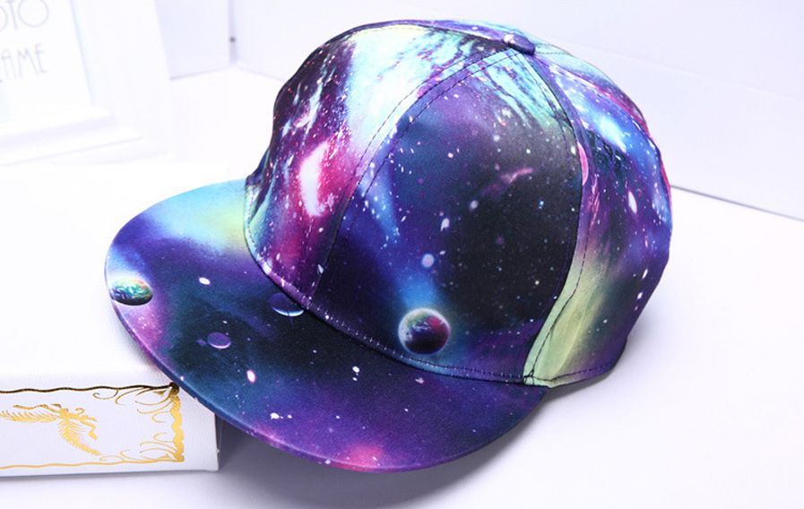 Mix Random Style Fashion Galaxy Baseball Cap For Women Men, Space ...