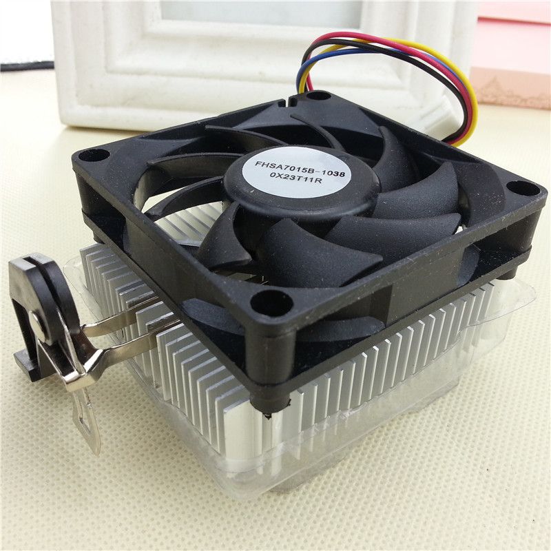 2017 Amd 4 Line Fan Blade Silent Cpu Radiator Dual Quad Core Cpu ...