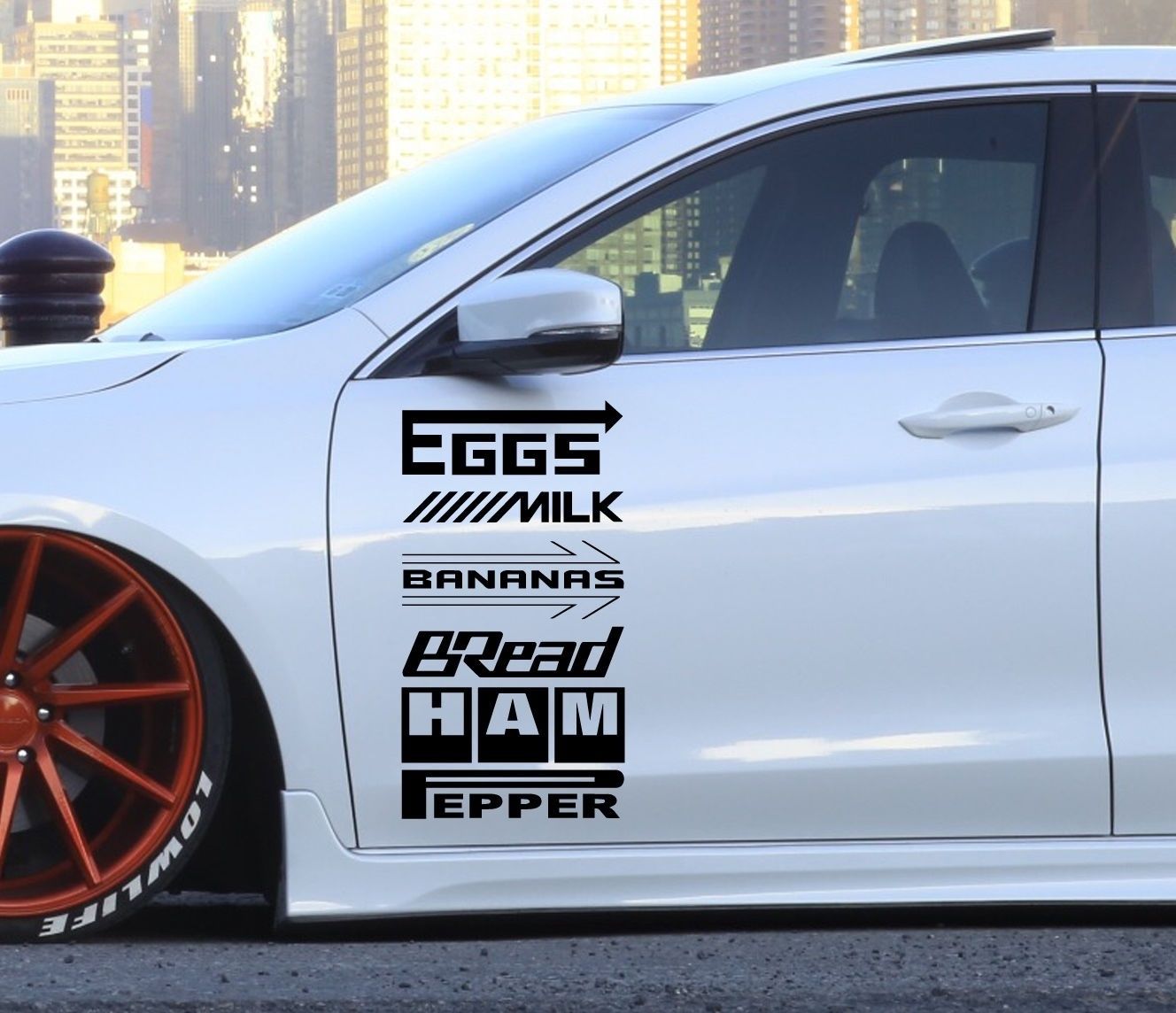 2021 Car Decal Reflective Sticker Car Jdm Auto Waterproof Racing Door