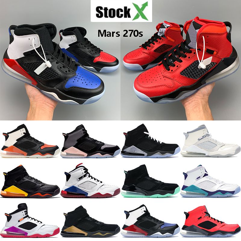 With Stockx Mars 270s 3M Reflective Jumpman Basketball Shoes Men Women ...