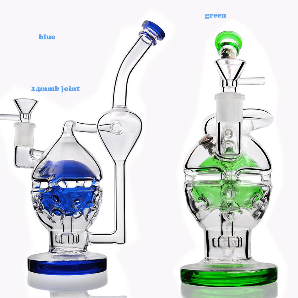 2020 10.2 Inchs Tall Fab Egg Bong Recycler Dab Rigs Smoking Pipes Heady Glass Water Bongs Chicha ...
