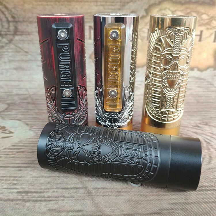 NEW Purge Mech Mods 18650 Battery GOLD/BLACK/BLACK RED Ecigarette Suit ...