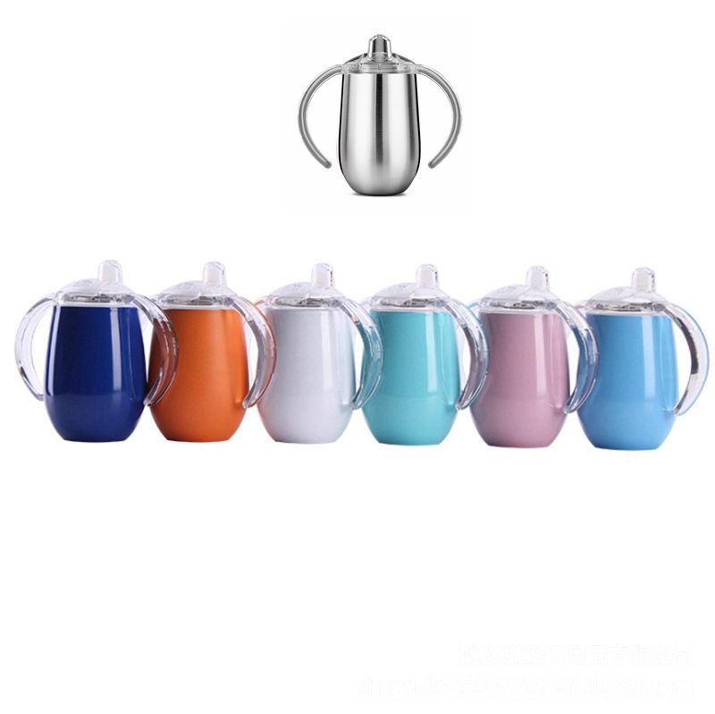 2020 Sippy Cup Stainless Steel Pacifier Cups With Handle Insulated ...