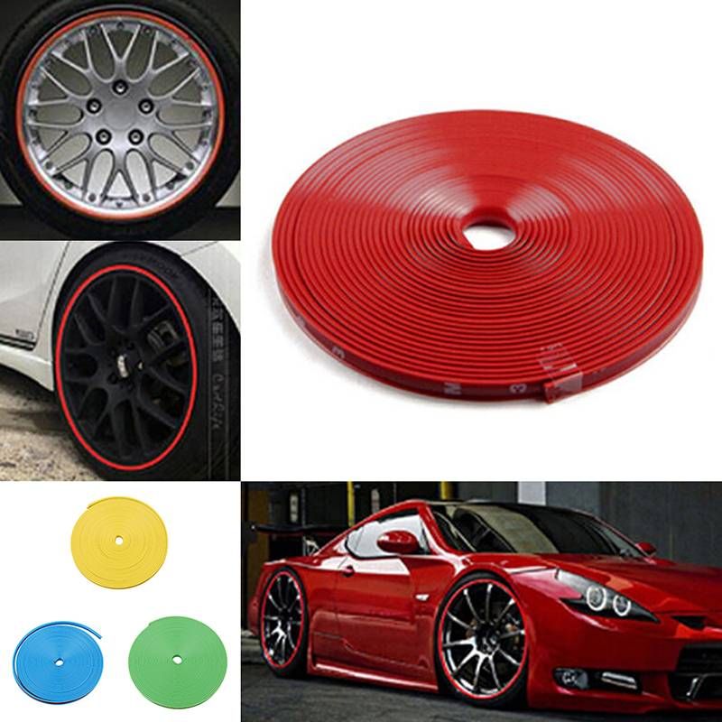2019 8M Car Truck Wheel Rim Protector Tire Guard Line Rubber Moulding ...