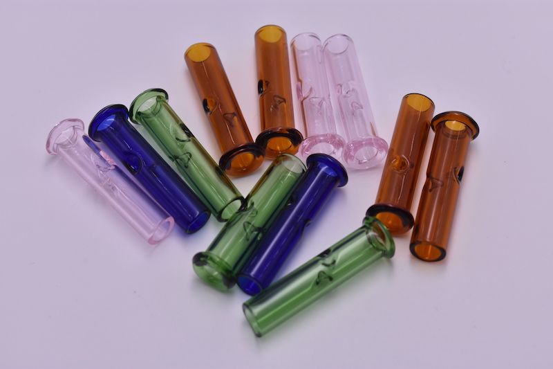 ful 45mm Glass Cigarette Filter Pipe Thick Heady Filter Tip Holder For ...