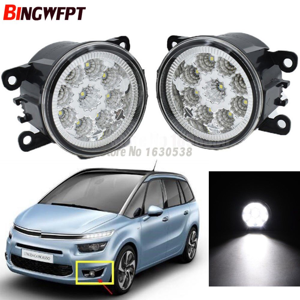 Fog Lamp Assembly Super Bright Fog Light For Citroen C4 Picasso / C4 ...