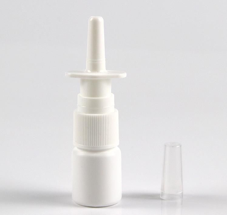 2021 5ML/0.17oz Portable White HDPE Nasal Spray Bottle Travel Packing ...