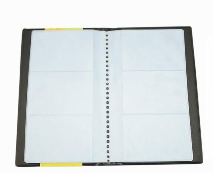 2021 PU Leather Business Card Book Holder Journal Business Card ...