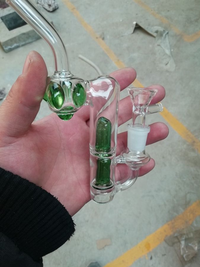 2020 Mini Glass Water Bong 6.1 Inches 79g Percolator Honeycomb Perc ...