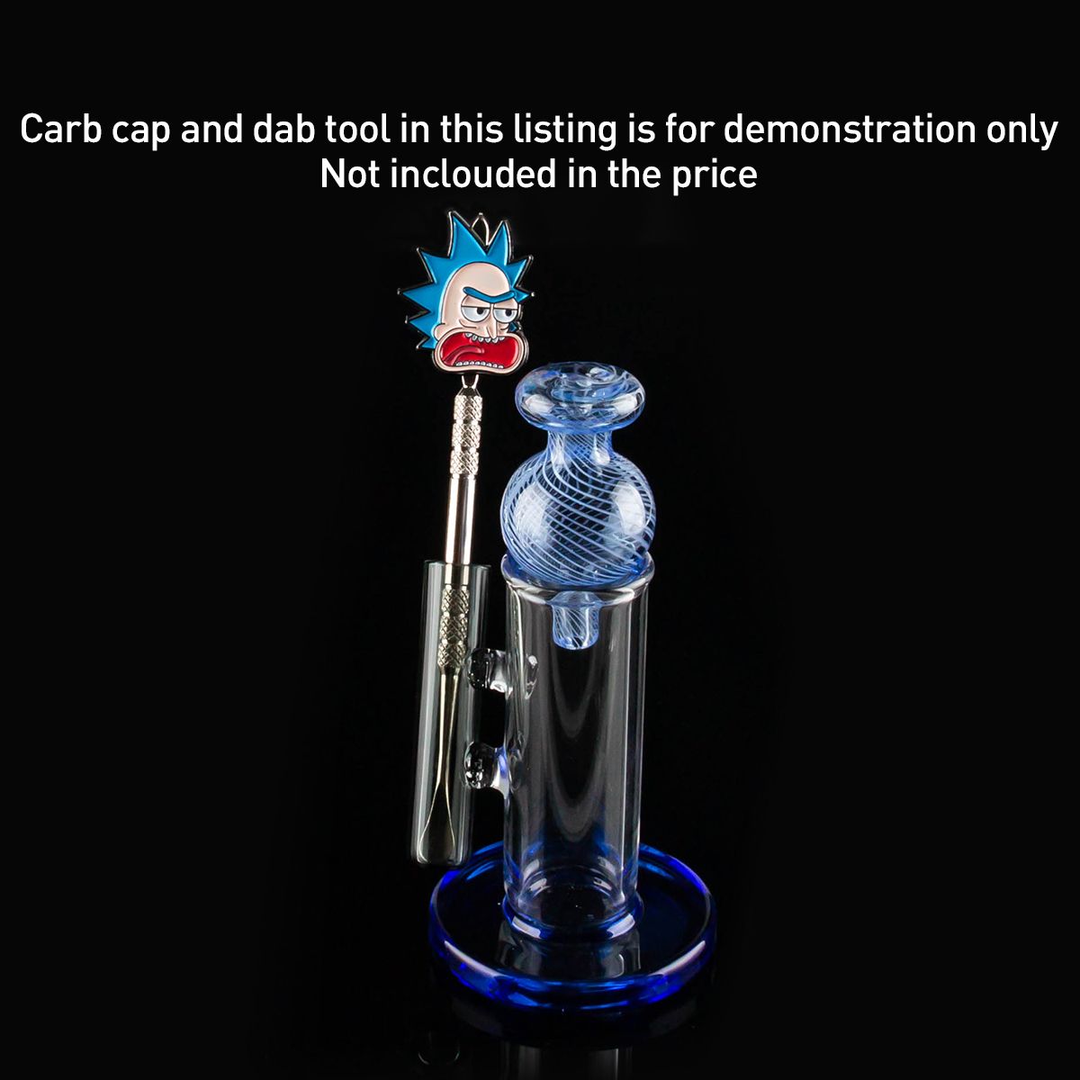 ful Carb Cap Stand,Dab Tools Glass Holder Thermal Banger Bubble Dab ...