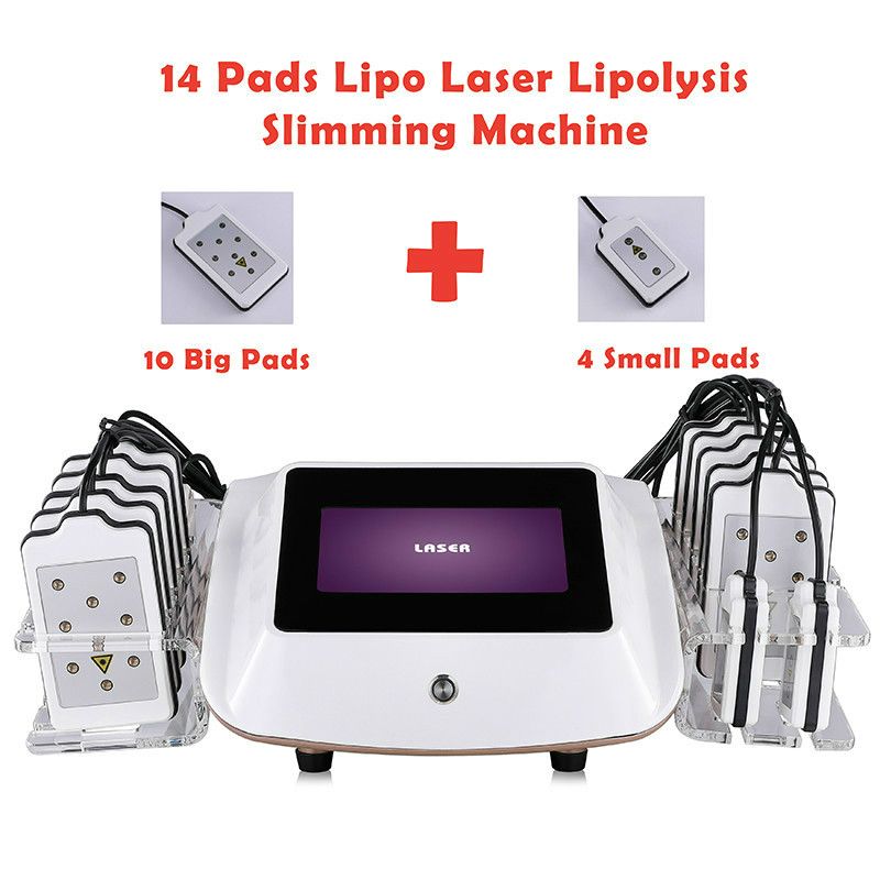 14 Laser Pads 635&650nm Wavelength Smart I Lipo Laser Machine Weight ...