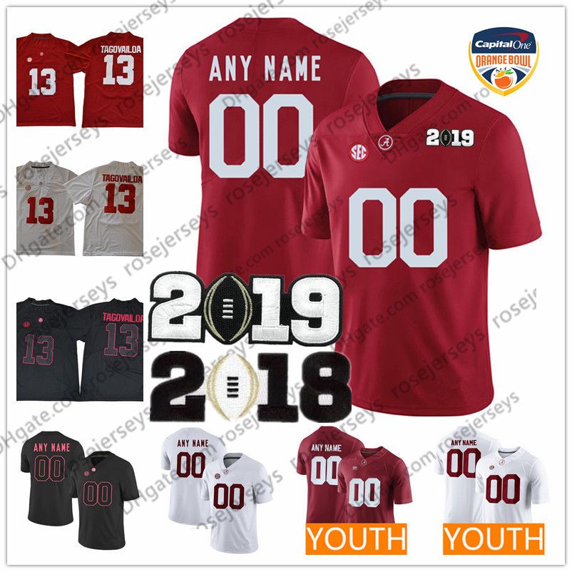 2019 Custom Alabama Crimson Tide Any Name Number 2019 NCAA Championship ...