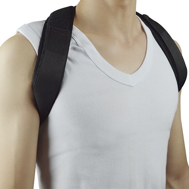 Posture Corrector Clavicle Spine Back Shoulder Lumbar Brace Support ...