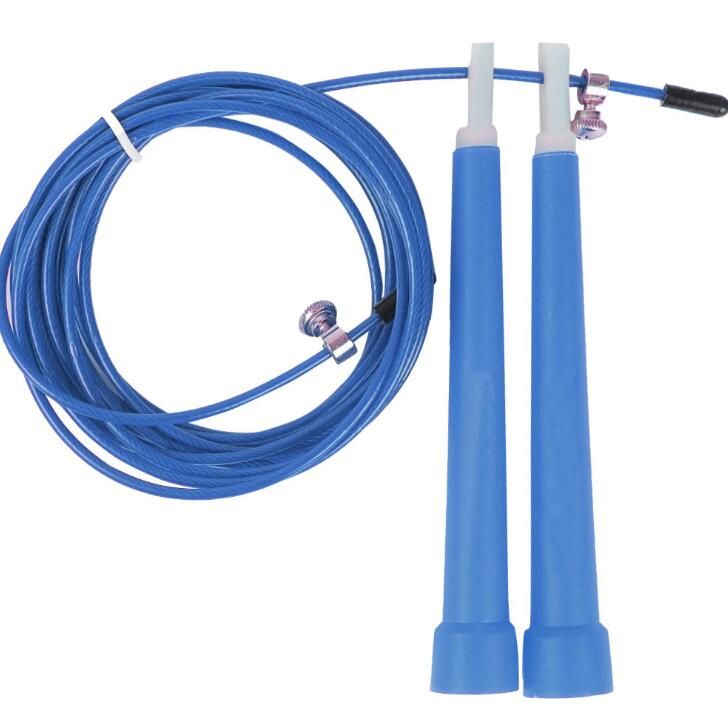 2020 Steel Wire Cable Jump Rope Adjustable Plastic Hand Skipping Ropes ...