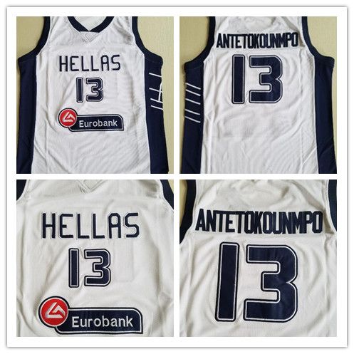 2021 Greece Hellas College Jerseys The Alphabet 13 Giannis ...