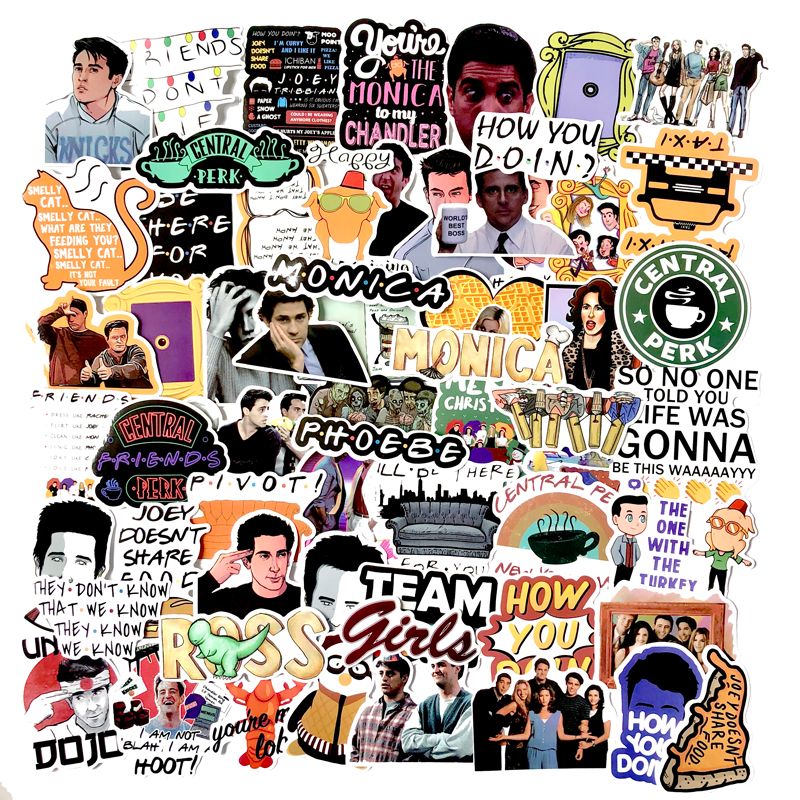 2019 Friends Tv Show Fans Gift Decoration Sticker For Suitcase DIY ...