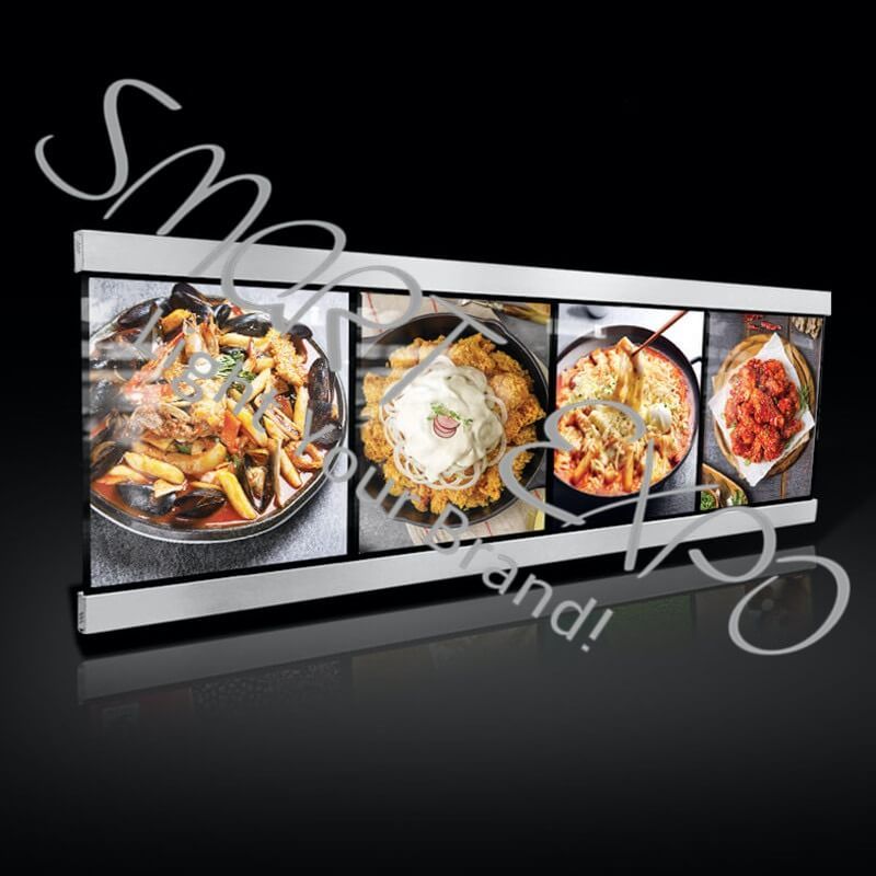 2021 60x160cm Slimline Magnetic LED Menu Boards Restaurant LED ...