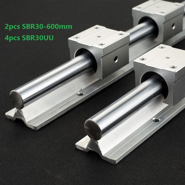 2021 SBR30 600mm Linear Guide /Rail + SBR30UU Linear Bearing Blocks For Cnc Router Parts From ...