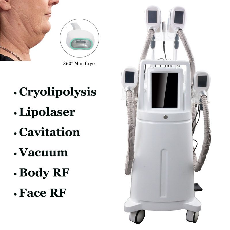 8 IN 1 Cryolipolysis Fat Freezing Machine 5 Handles Body Slimming ...