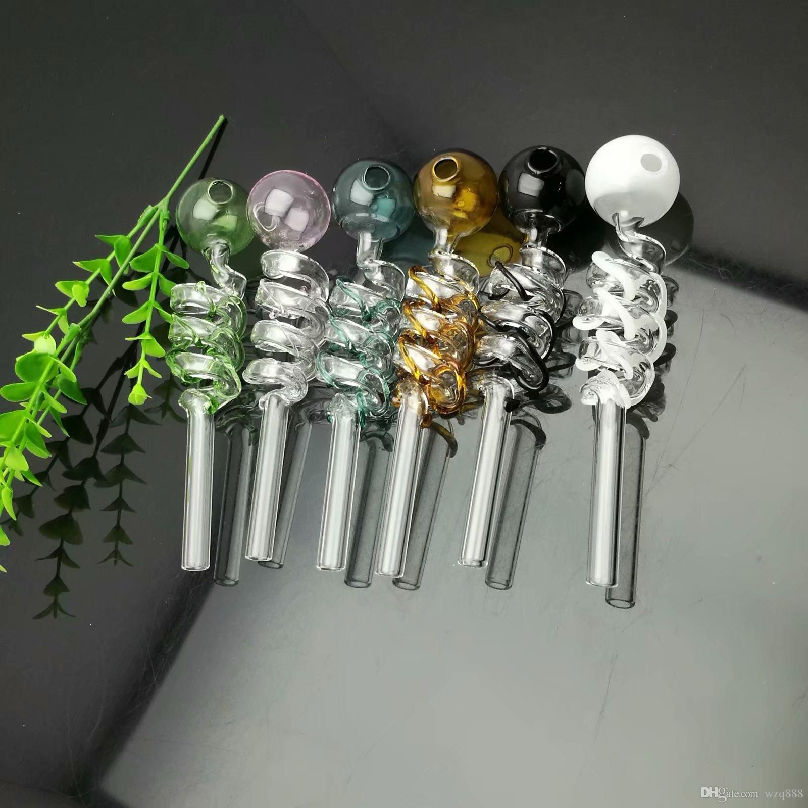 2021 Multi Screw Wire Glass Direct Fired Pot Glass Bongs Oil Burner ...