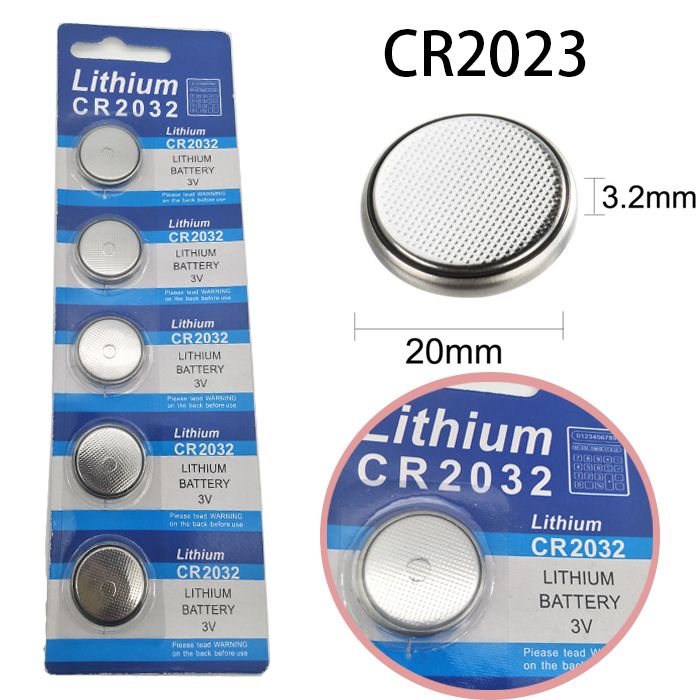 /20CARD 2032 CR2032 3V 220mAh Lithium Ion Button Coin Battery In Bulk ...