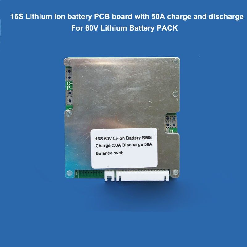 2019 16S Li Ion Battery Battery BMS With 50A Constant Discharge Current ...