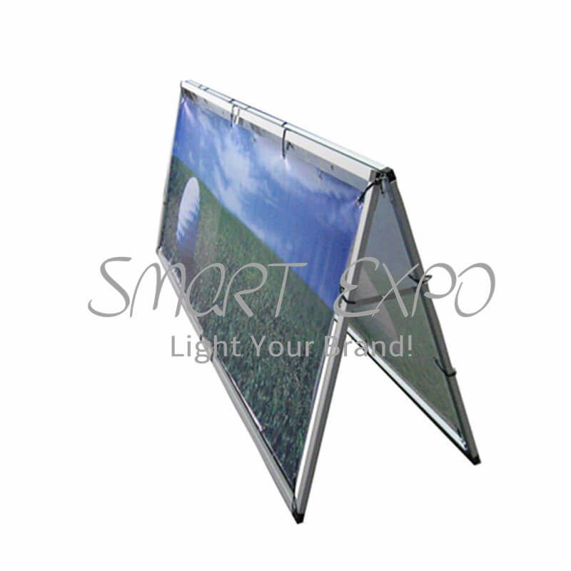 2020 Aluminum Outdoor A Frame Banner 80*200cm With Sliver Aluminum ...