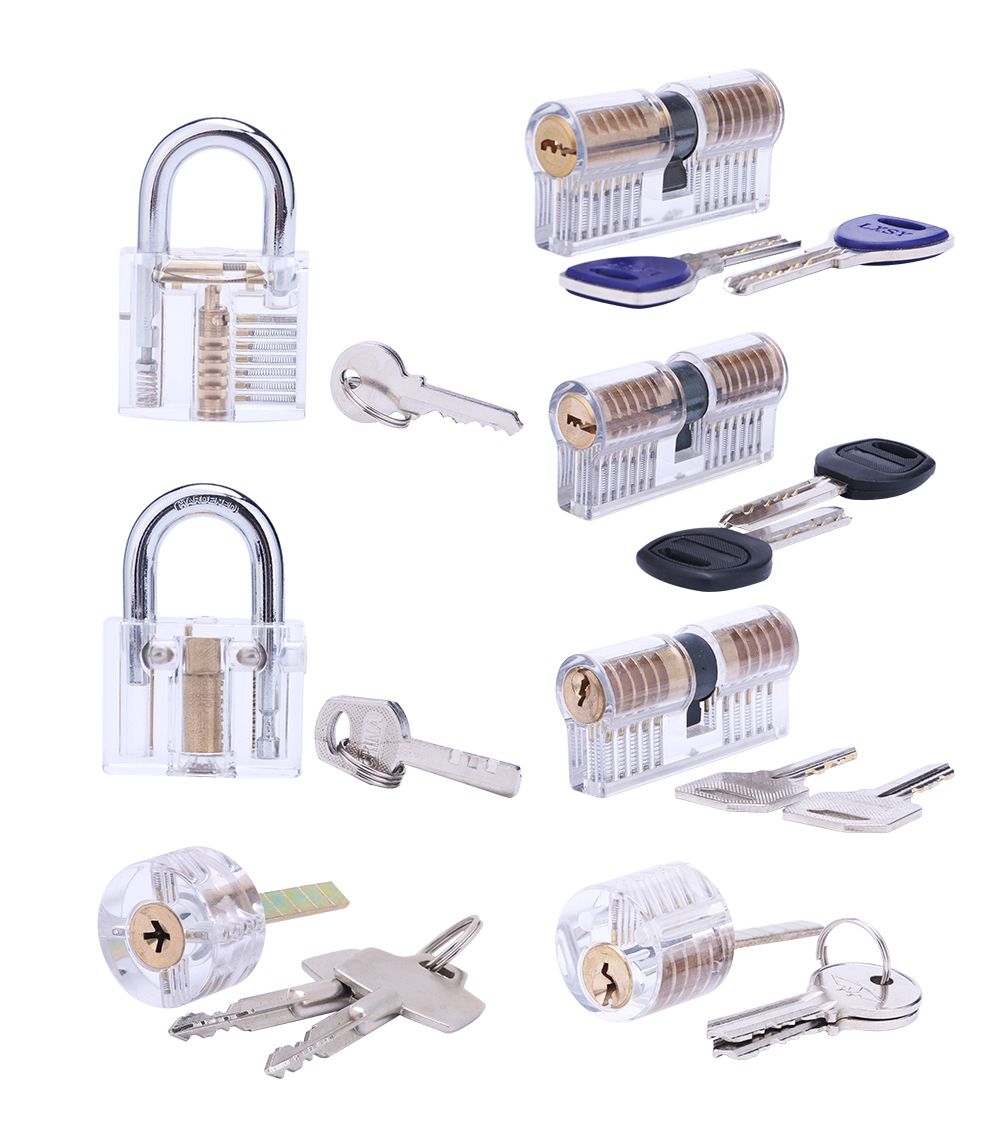 2021 Transparent Lock For Locksmith Practicing Training Skill Acrylic ...