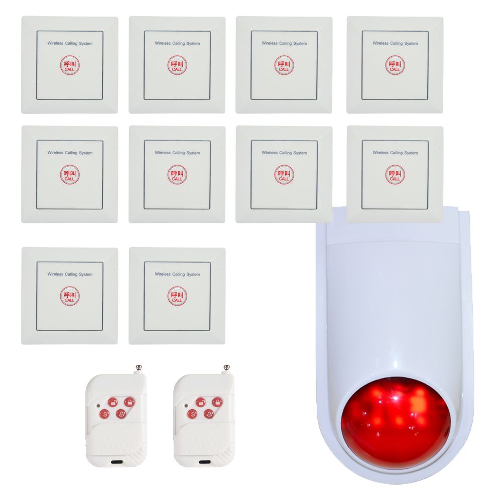 Newest Emergency Calling System Wireless Button 86mm Wall Mounted ...