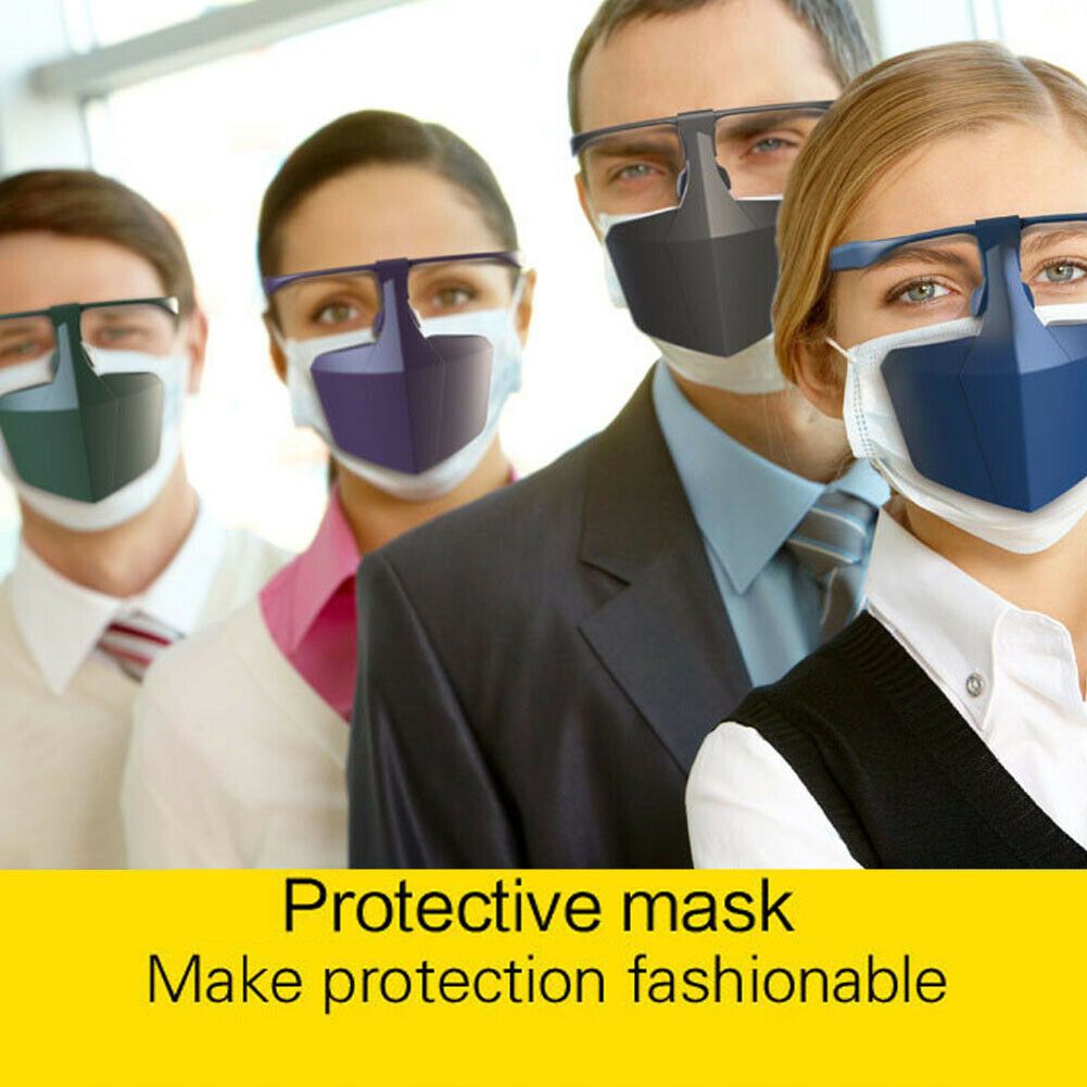 2021 Anti Droplet Face Shield Isolated Mask Plastic Anti Fog Seal Mouth ...