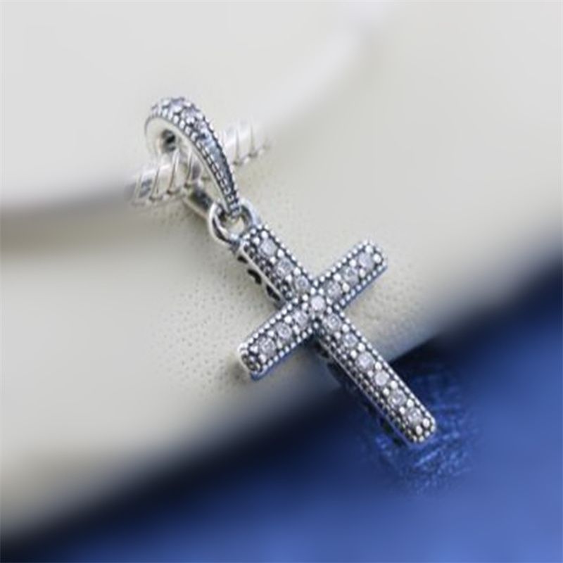2021 New2018 Winter 925 Sterling Silver Classic Cross Pendant Charm ...