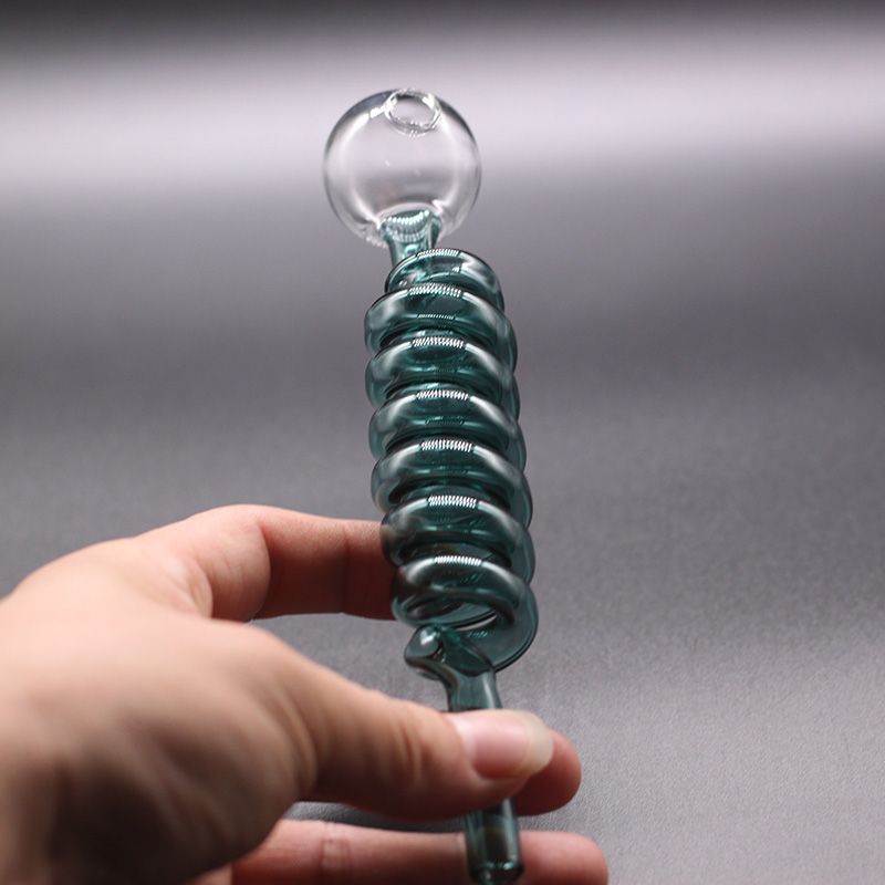 2020 Crazy Price Multi Colors Glass Smoke Pipe Curved Glass Oil Burners ...