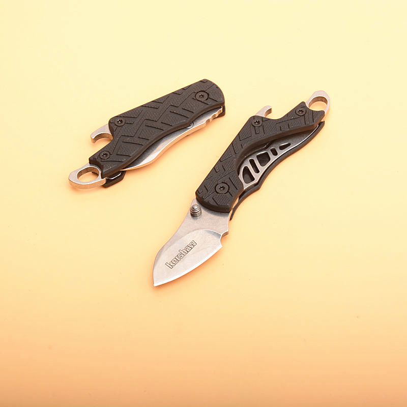 New Kershaw 1025X Cinder Plain Keychain Folding Knife Pocket Folder ...