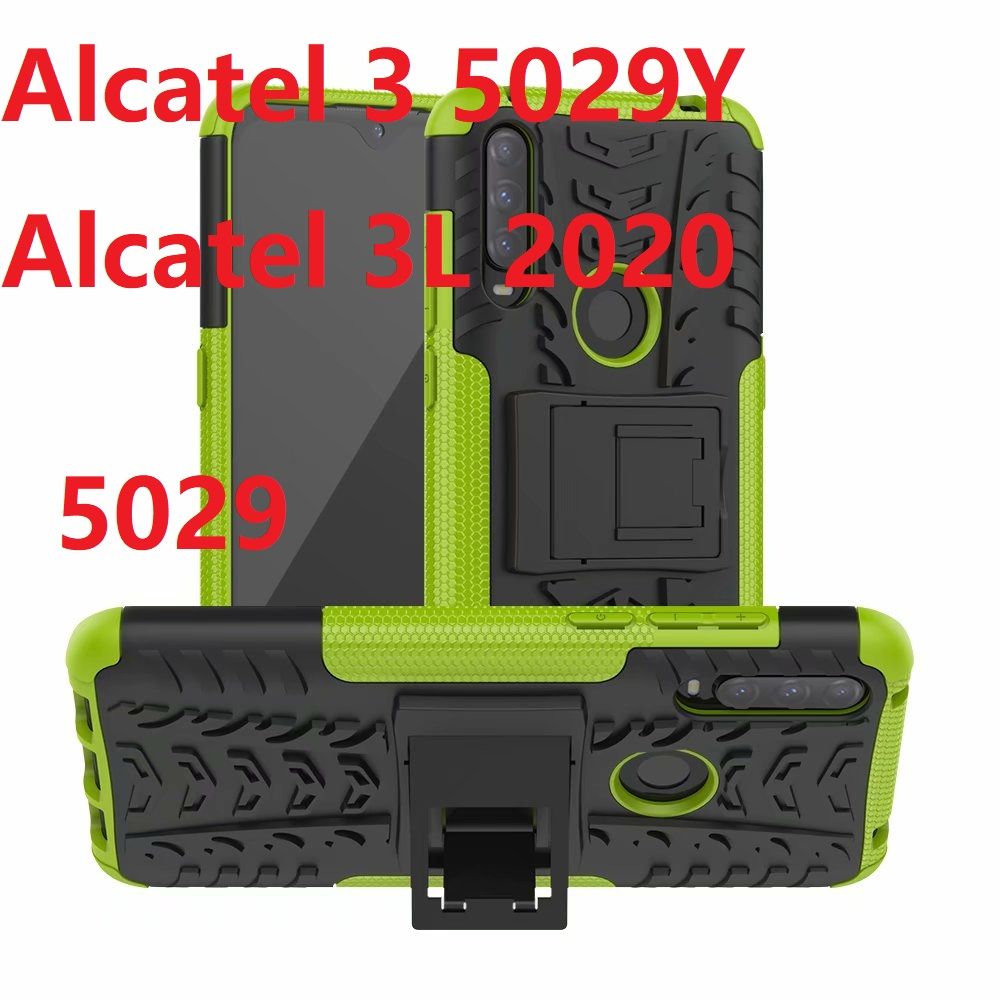 Hybrid Phone Cases For Alcatel 3 5029 5029Y Hard Case Armor Kickstand ...