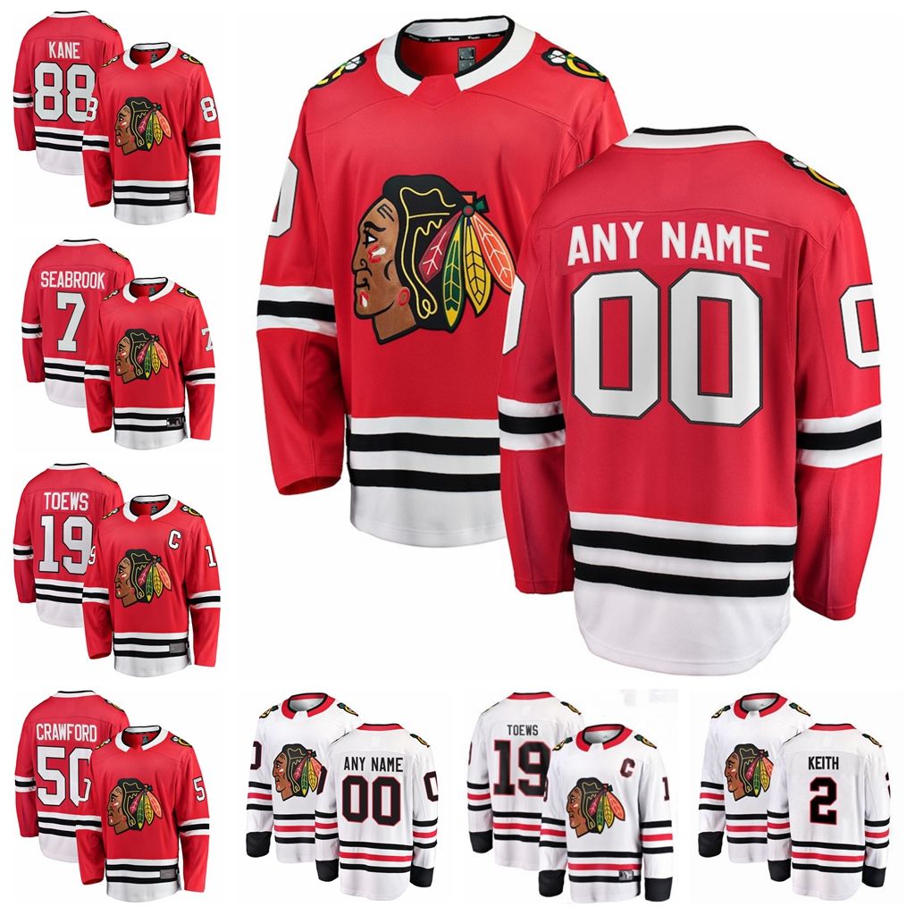 2021 Chicago Blackhawks Jersey Hot Drilling 19 Jonathan Toews 88 ...