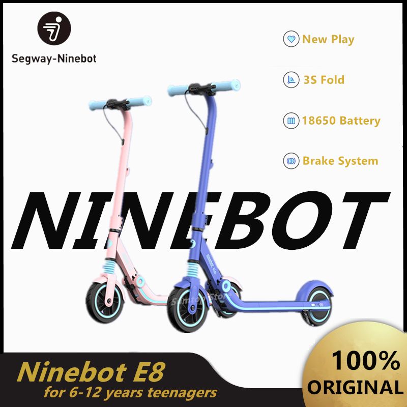 2020 Ninebot No. 9 Children Electric Scooter E8 Blue 6 12 Years ...