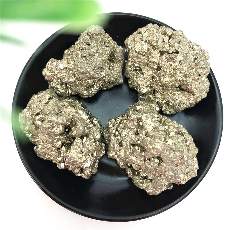 2021 Natural Iron Pyrite Cluster Crystal Geode Stone Rough Specimen ...