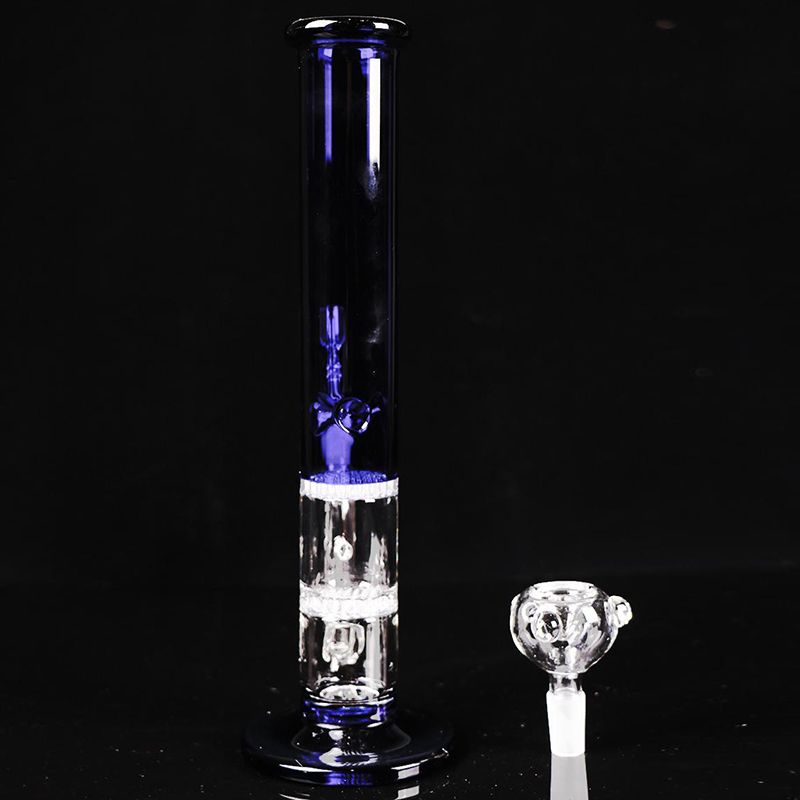 2021 Ruby Red Glass Bong Clear Nectar Collector Kit With Showerhead ...